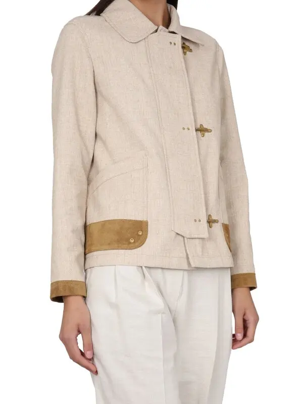 FAY Three Hook Jacket - Beige