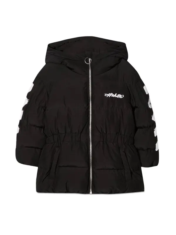Off-White Piumino Con Zip Diag
