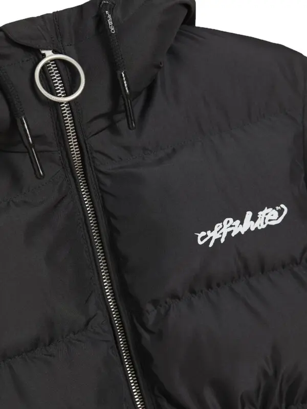 Off-White Piumino Con Zip Diag