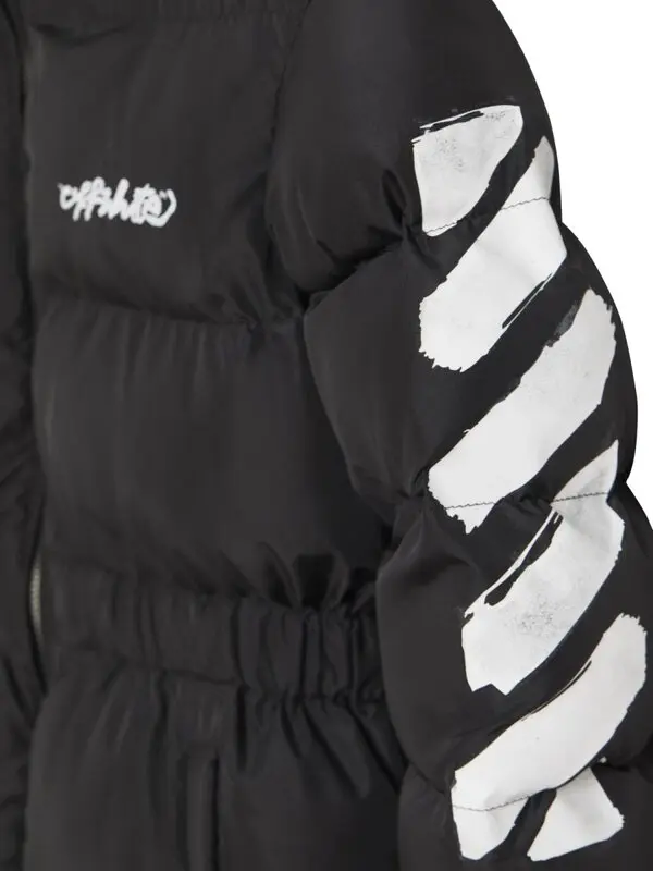 Off-White Piumino Con Zip Diag