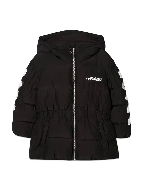 Off-White Piumino Con Zip Diag