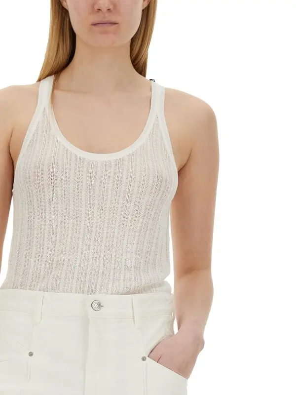 Isabel Marant Dorsia Top - White