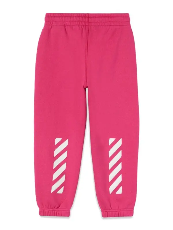 Off-White Rubber Arrow Sweatpants - Fuchsia