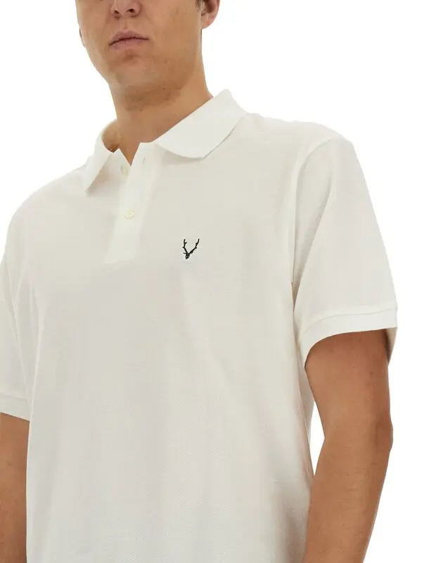 SOUTH2 WEST8 Cotton Polo - White