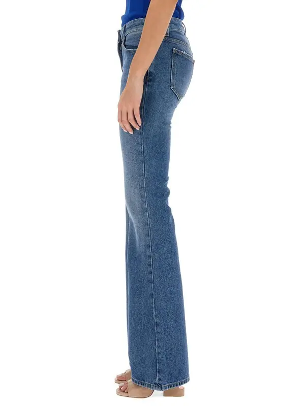 Off-White Flare Jeans - Blue