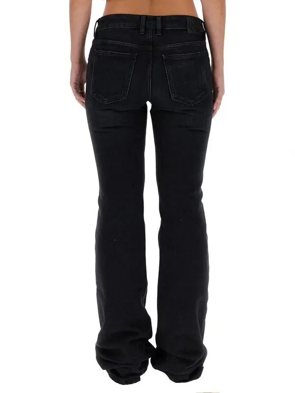 Off-White Wide Leg Jeans