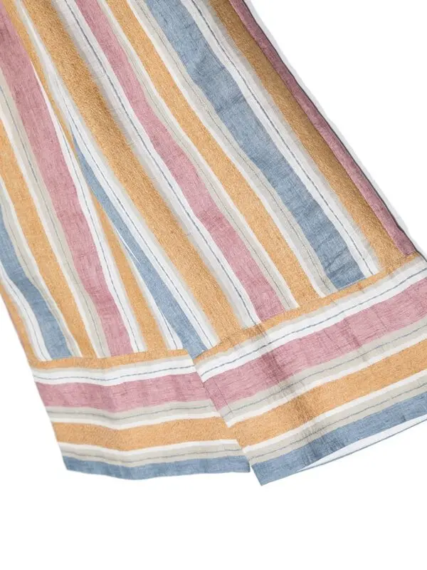 IL GUFO Striped Capri Pants
