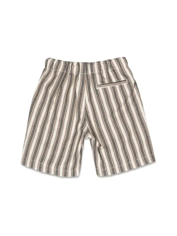 IL GUFO Striped Bermuda Shorts - Multicolour