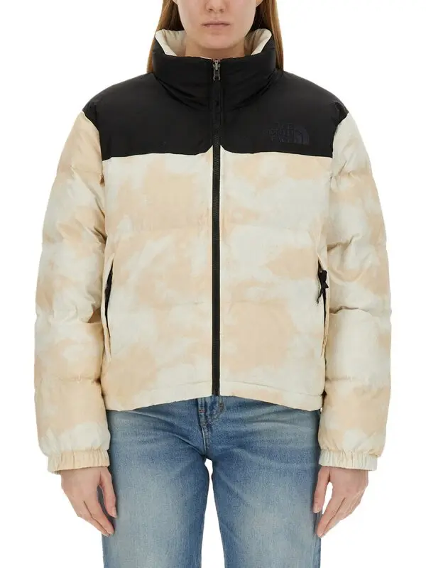 The North Face Down Jacket With Logo - Multicolour