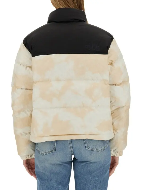 The North Face Down Jacket With Logo - Multicolour