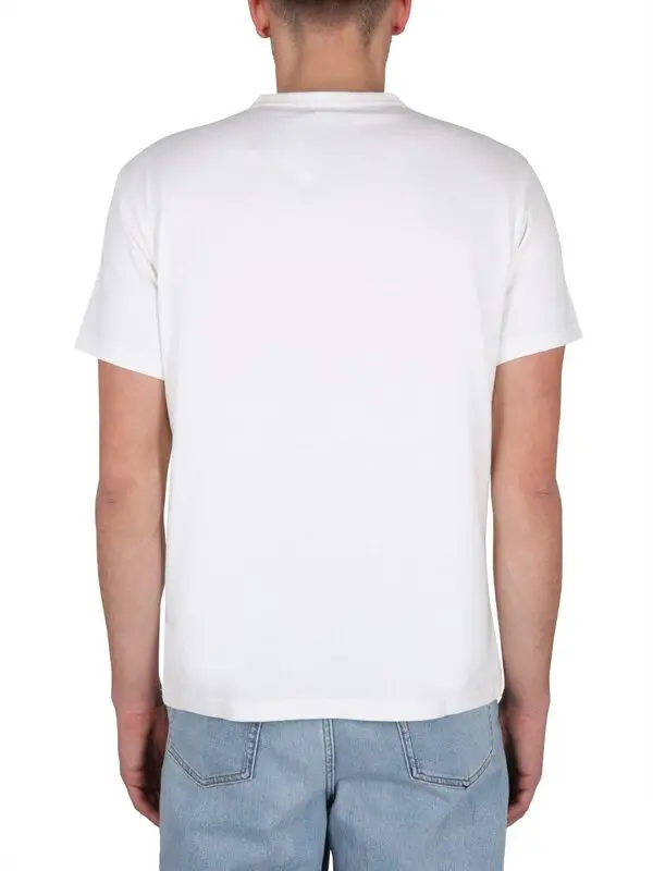 FAY T Shirt With Logo - White