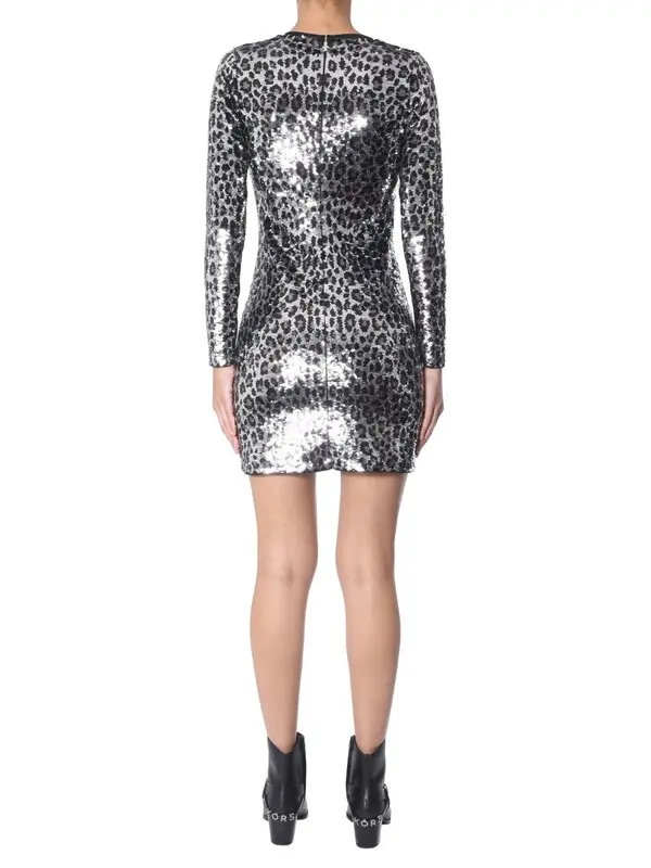 Michael Kors Leopard Dress - Grey