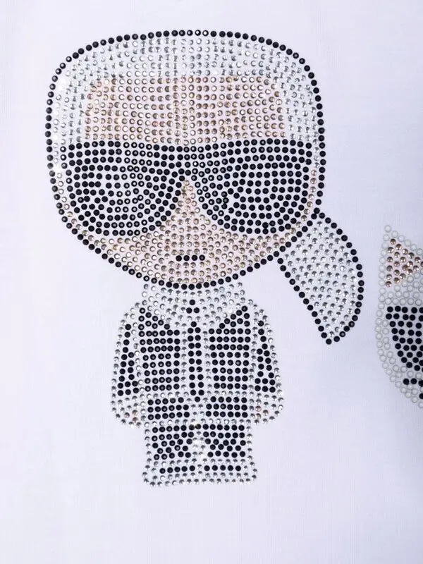 Karl Lagerfeld T-shirt With Embellished Details