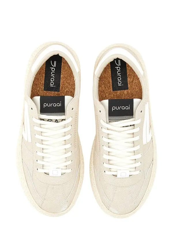 PURAAI Almond Toe Sneakers - Beige