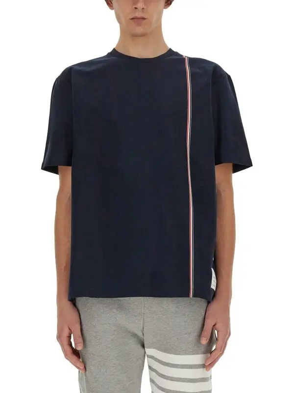 Thom Browne Jersey T Shirt - Blue
