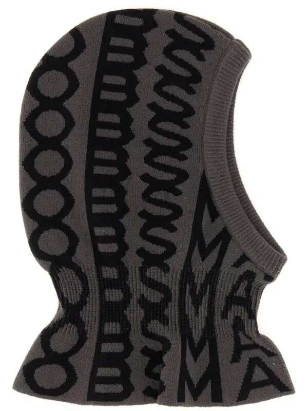 Marc Jacobs Monogrammed Balaclava - Charcoal