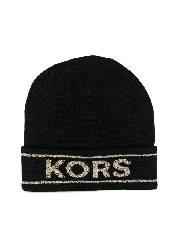 Michael Kors Logo Beanie - Black