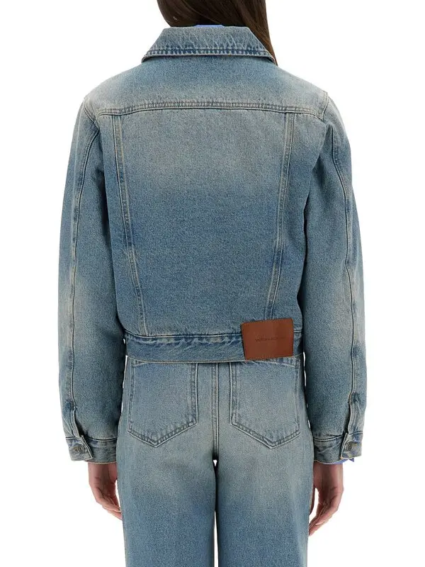 Victoria Beckham Padded Jacket - Denim