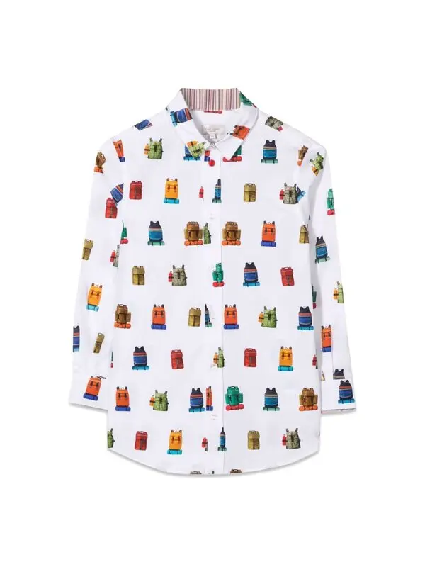 Paul Smith Printed Shirt - White