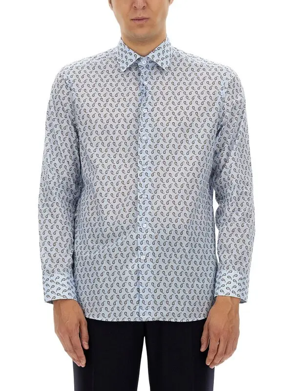 Etro Shirt 'rome - Azure