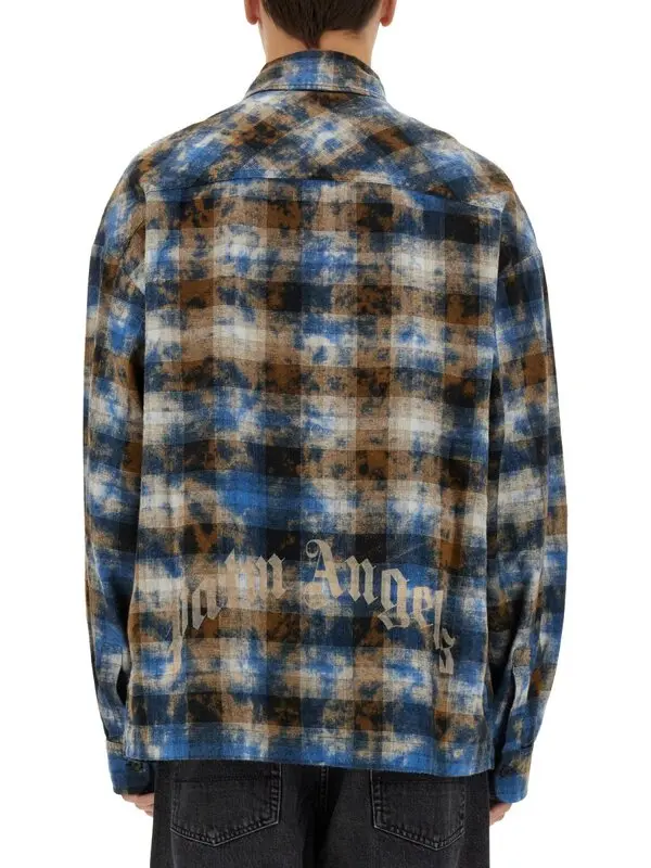 Palm Angels Plaid Shirt - Multicolour