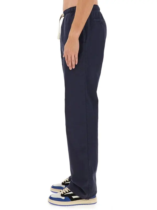 Palm Angels Logo Trousers - Blue
