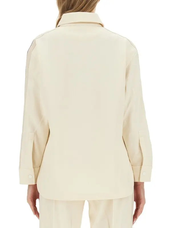 Palm Angels Monogram Sports Shirt - Beige