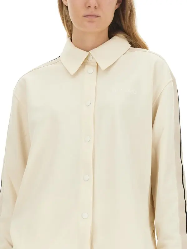 Palm Angels Monogram Sports Shirt - Beige