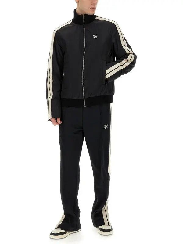 Palm Angels Sweatshirt With Logo - Black
