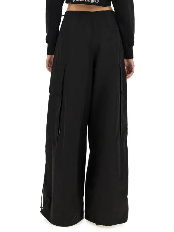 Palm Angels Relaxed Fit Cargo Pants - Black