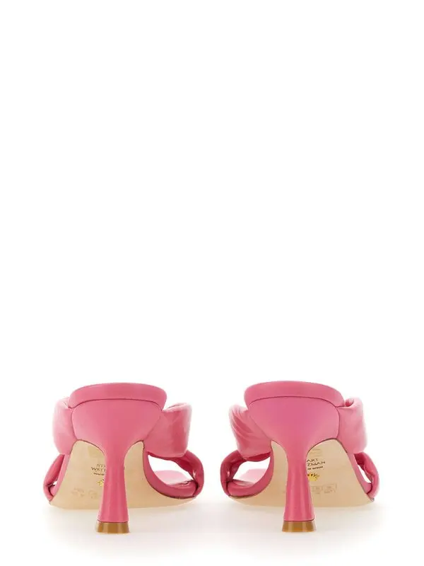 STUART WEITZMAN Sandal With Bow Detailing - Fuchsia