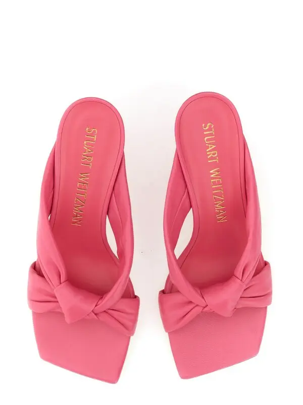 STUART WEITZMAN Sandal With Bow Detailing - Fuchsia