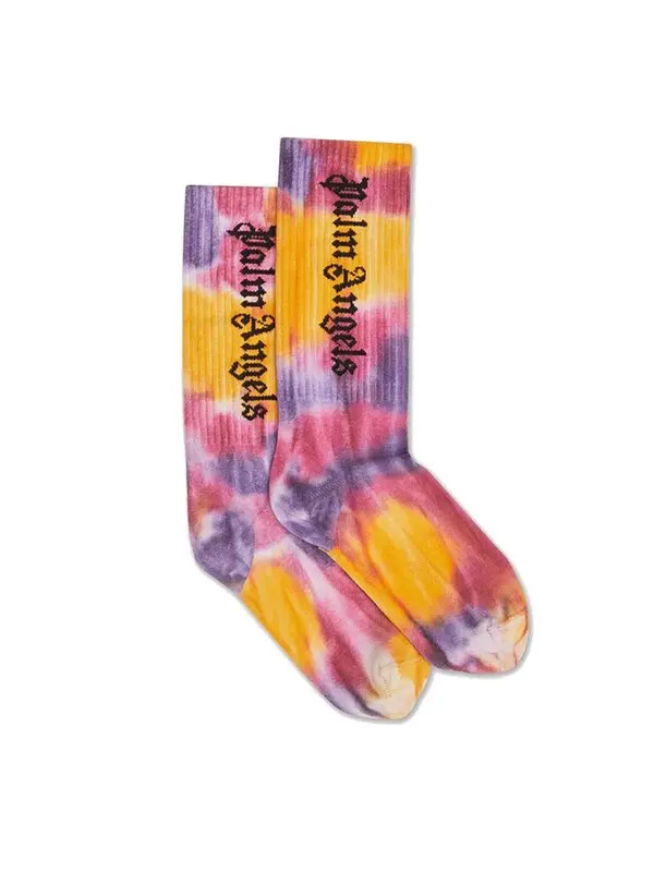 Palm Angels Logo Crew Socks - Fuchsia