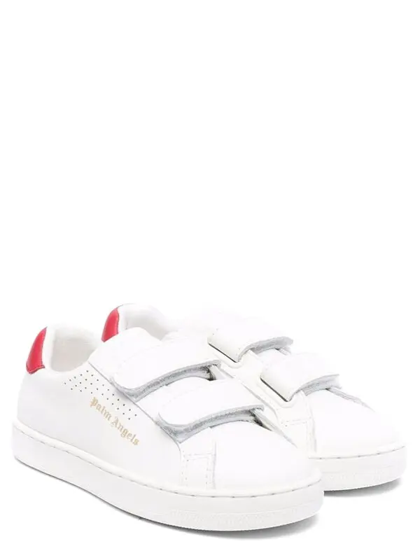 Palm Angels Strap Tennis Sneaker Calf Leather - White