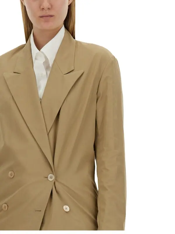 Dries Van Noten Double-breasted Shirt - Beige