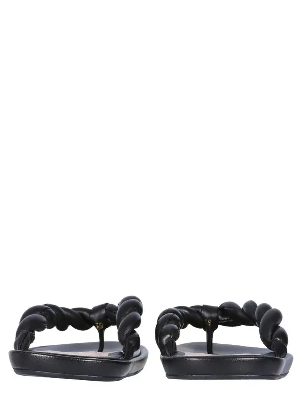 Red Valentino Leather Slides