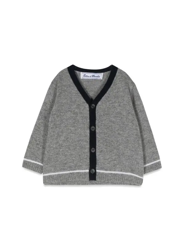 TARTINE ET CHOCOLAT Buttoned Cashmere Vest