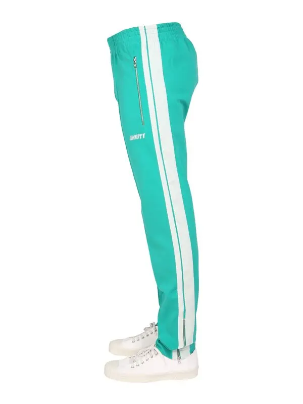 MOUTY Logo Embroidery Jogging Pants