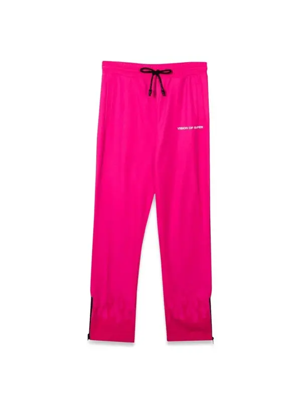 VISION OF SUPER Tracksuit Pants - Fuchsia
