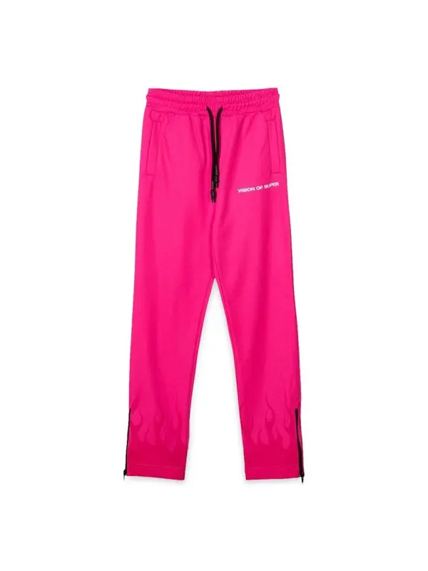 VISION OF SUPER Tracksuit Pants - Fuchsia