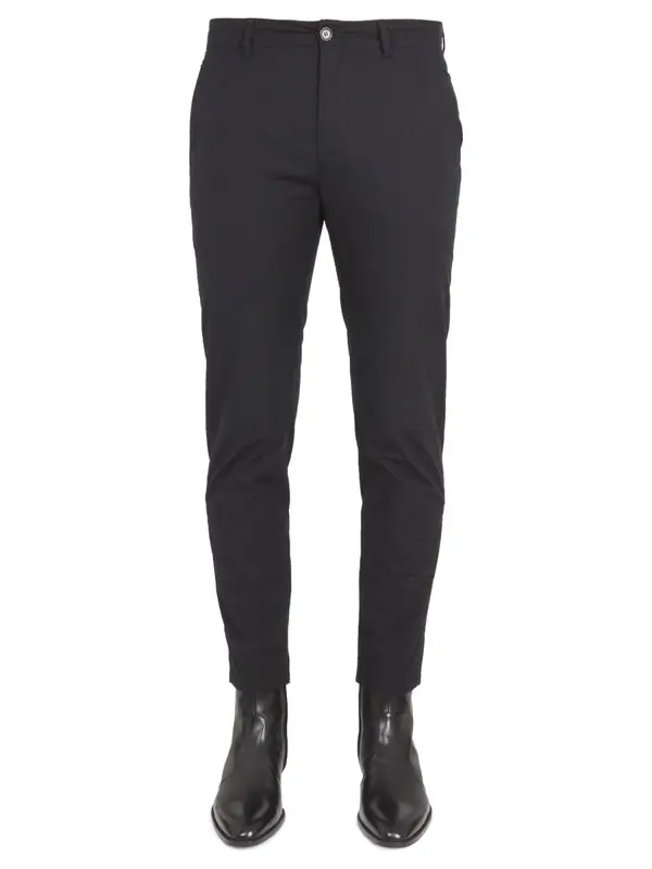 DEPARTMENT 5 Pants With Logo Patch - Black