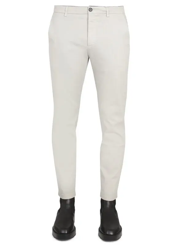 DEPARTMENT 5 Pants With Logo Patch - White