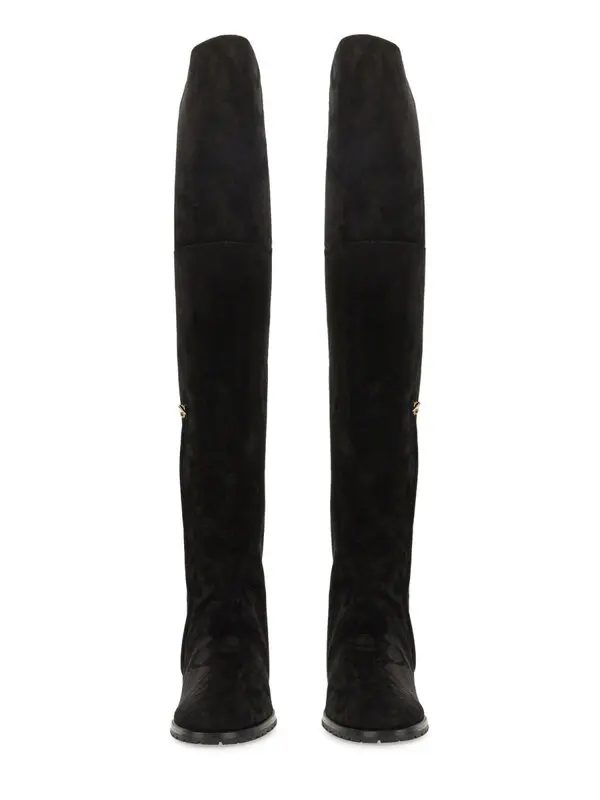 MAISON SKORPIOS Stefania Leather Boots