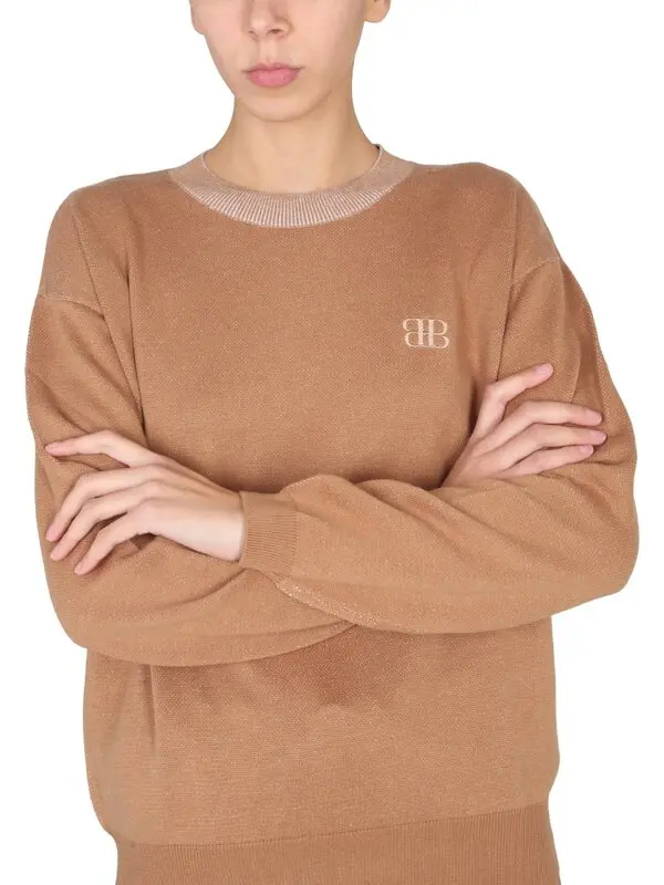 BALLANTYNE Logo Embroidered Shirt - Beige
