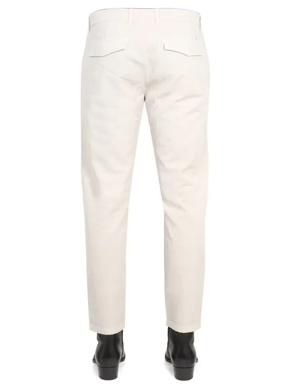 DEPARTMENT 5 Pants With Logo Patch - Beige