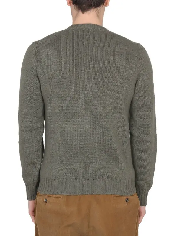 PT TORINO Ribbed Crewneck Sweater - Green