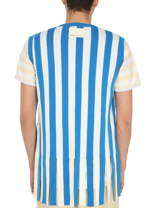 SUNNEI X ELEONORA BONUCCI Sleeveless Striped Sweater