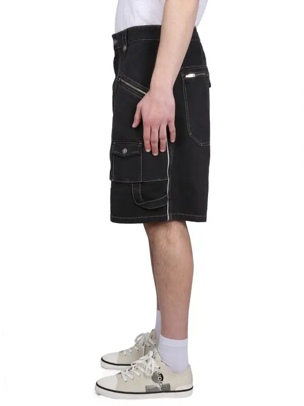MARANT Peio Denim Bermuda Shorts - Black