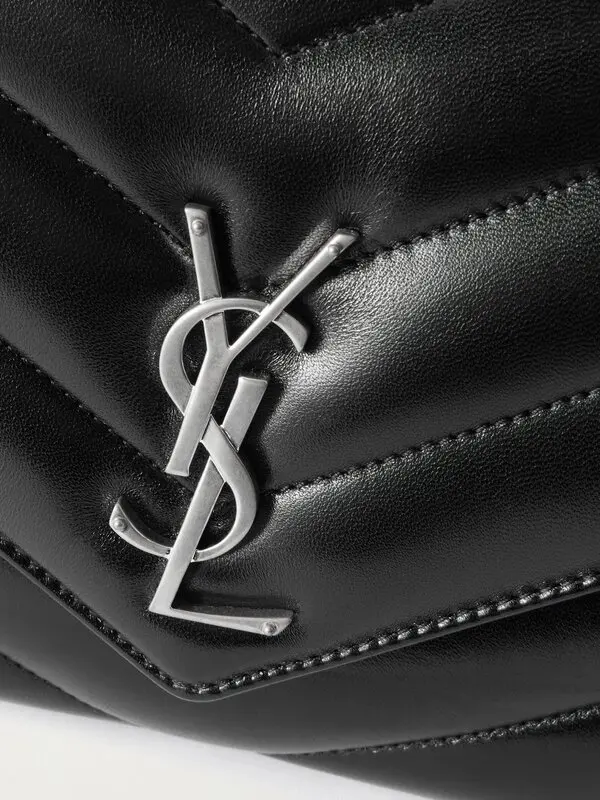 Saint Laurent Loulou Medium Matelassé Leather Shoulder Bag