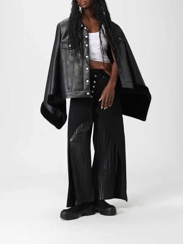 Junya Watanabe Leather Cape Jacket